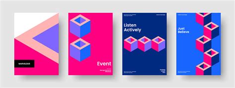 Desain Presentasi Bisnis Kreatif Template Poster Modern Tata Letak