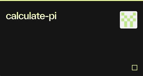 Calculate Pi Codesandbox