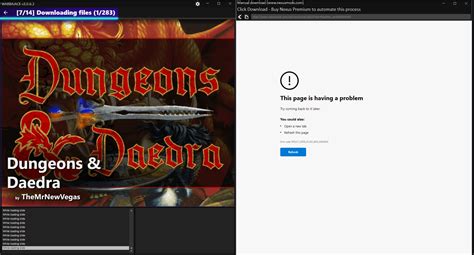 Wabbajack Cant Load Webpages Rwabbajack