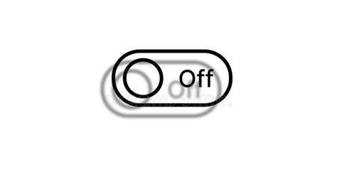 Toggle Drag Button Animation With Hand 4k Isolated Footage Stock