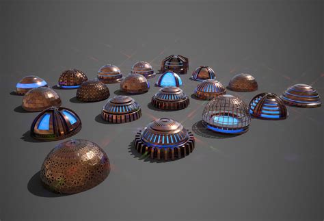 Artstation Sci Fi Dome Collection Game Assets Artstation Sci Fi Dome Collection Game Assets