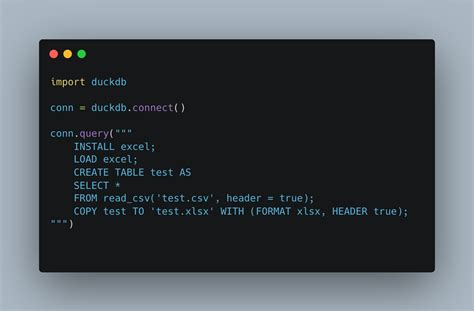 Convert Csv To Excel With Duckdb Polars Etc Confessions Of A Data Guy