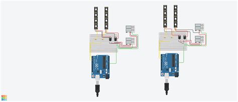 Fastled Controlling Two Strips With Their Own Patterns And Buttons Leds And Multiplexing