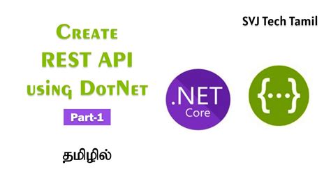 Create Rest Api Using Dotnet Tamil Part 1 Youtube