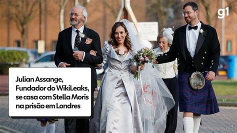 Fundador Do Wikileaks Julian Assange Se Casa Na Prisão Mundo G1