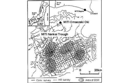 Interpretation Result Of 1996 2d Seismic Survey Data Solid Lines Are