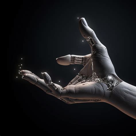 Premium Photo Exploring Humanmachine Collaboration Robotic Handshakes Ai Integration