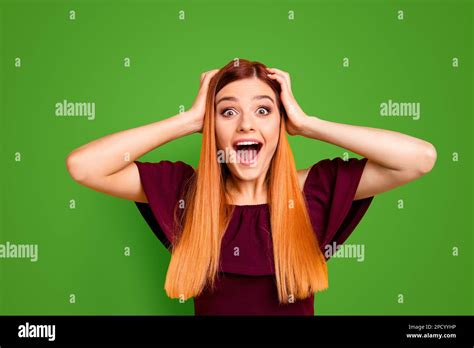 Wow Hooray Omg I Dont Believe My Eyes Close Up Photo Portrait Of Joy Fun Funky Funny Cheerful