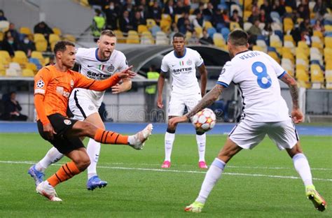 UEFA Champions League Shakhtar Donetsk V Internazionale Editorial Stock Photo Image Of Match