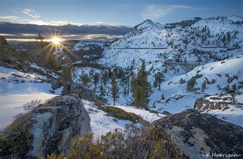 Winter Morning On Donner Pass Focal World