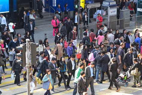 Hong Kong People Editorial Stock Image Image Of Areas 59347539