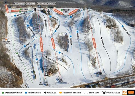 Chestnut Mountain Resort Trail Maps Opensnow
