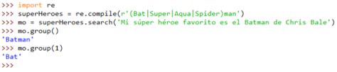 Expresiones regulares en Python uso de tuberías El Camino del Sysadmin