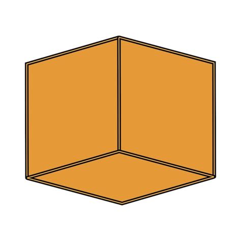 Premium Vector Cube Box Icon Simple