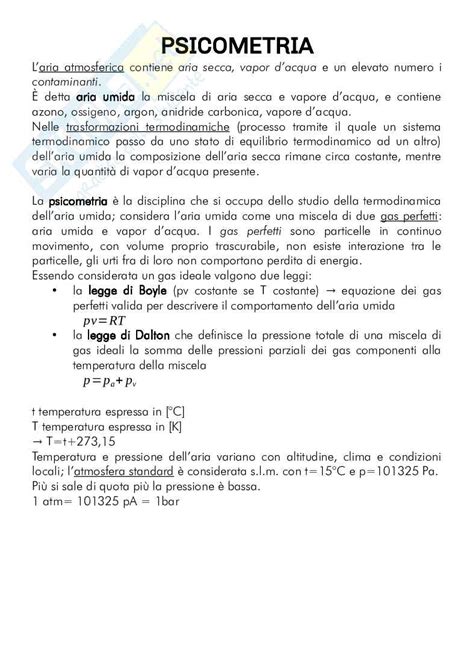 Appunti Impianti Tecnici Per Larchitettura