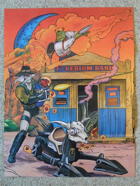 80s Bravestarr Poster Came With The Figure Set Tex Hex A Photo On