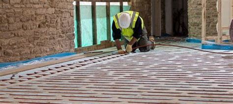 How To Install Underfloor Heating Screeded Floors Pocketed Polystyrene