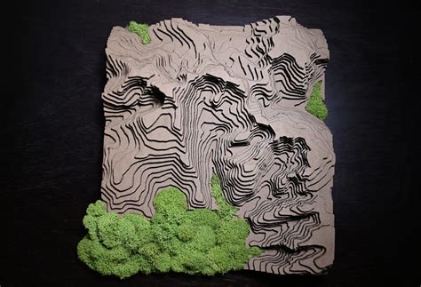 cardboard topography aesthetics of design