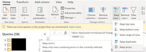 finding errors easier in power bi dataflows data on rails