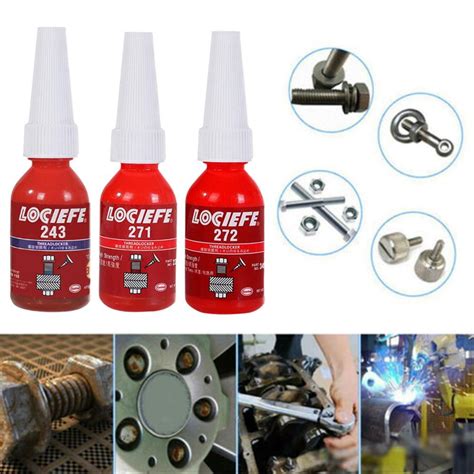 Dlqt 271 10ml Yonggu Loctite Screw Glue 10ml Small Bottle Thread Fastener High And Low