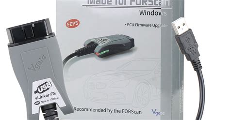 Car Diagnostic Center Vgate Vlinker Fs Obd2 Usb Adapter