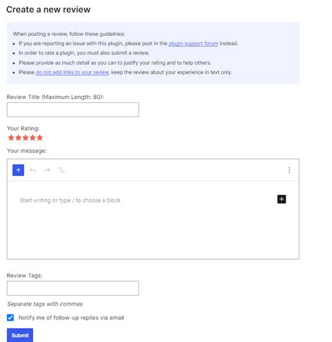 How To Give A Plugin Review On Wordpress Repository