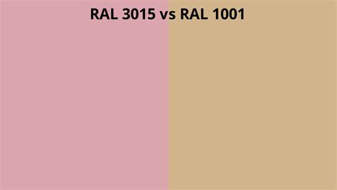 Ral 3015 Vs 1001 Ral Colour Chart Uk