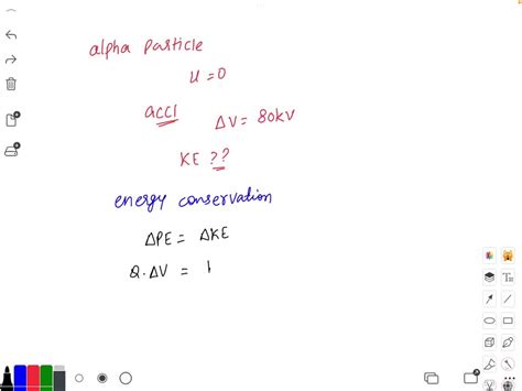 solved an alpha particle is initially at rest and is accelerated