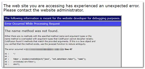 Using With Coldfusion And Or Lucee Cfml Issue Datafaker Net