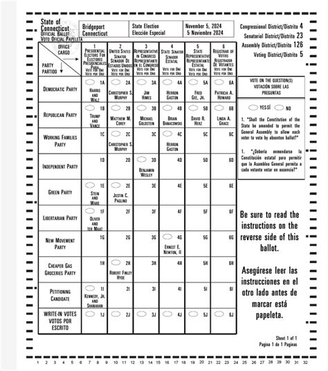 Todays The Day With A Ballot Question Only In Bridgeport®