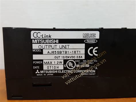 Cửa Hàng Vật Tư Tự Động Hóa Hcm Cc Link Output Remote Station Mitsubishi Aj65sbtb1 16t1