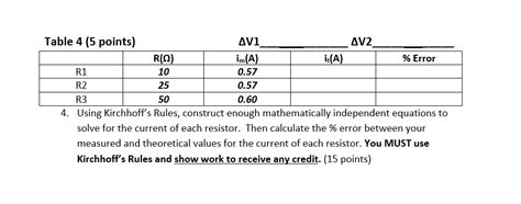 using kirchhoff s rules construct enough