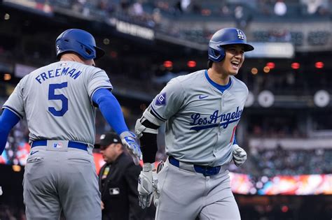MLB Dodgers Star Shohei Ohtani Hits Longest Home Run At Oracle Park In