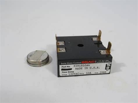 Ssac Sir1b10a4 Solid State Relay 120vac 10a New Industrial Automation Canada