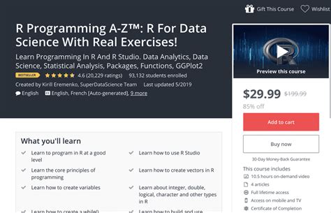 7 best r programming courses tutorials and classes with a certificate