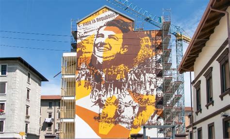 Un Maxi Murales Con Anna Iberti Per Il 2 Giugno Sala «milano Determinante Per La Vittoria