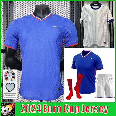 Euro Cup France Home Away Soccer Jerseys MBAPPE DEMBELE COMAN SALIBA KANTE BENZEMA