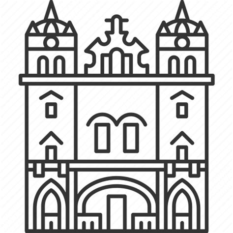 Cathedral Church Monastery Architecture Building Icon Download On