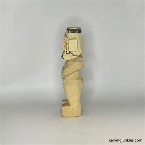 Jolly Old Man Carving With A Knife Tutorial