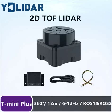 Eai Ydlidar T Mini Plus Lidar Sensor Kit Tof Ros Robot Slam Navigation 360 12m Distance 