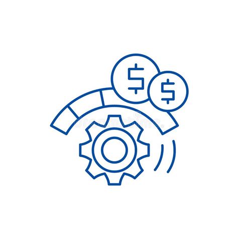 Process Optimization Line Icon Concept Process Optimization Vector Linear Illustration Symbol