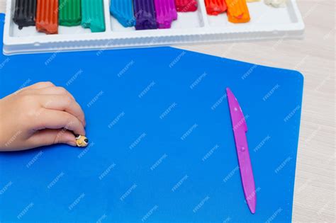 Premium Photo Colorful Plasticine Were Sculpted Into Different Shapes Balls And Rolls Concept