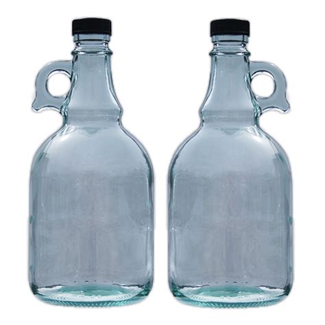 1 Litre Glass Gallone Bottle Pack Of 2