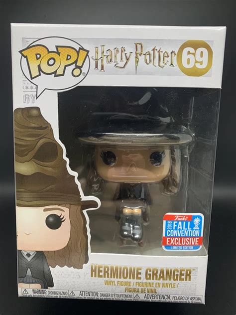 Harry Potter Funko Pop Hermione Granger With Sorting Hat 69 Nycc