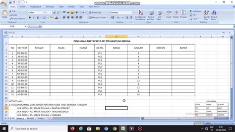CARA MENGGUNAKAN FUNGSI IF VLOOKUP PADA MS EXCEL Tugas Matkul