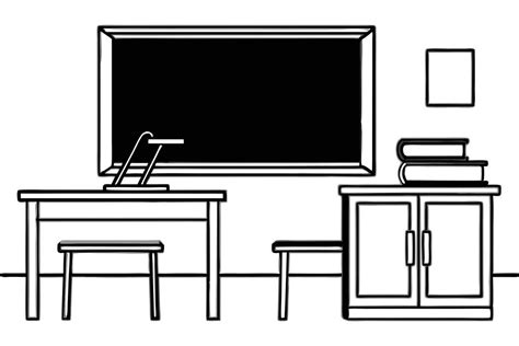 Classroom Black And White Vector Art Icons And Graphics For Free Download