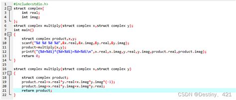 习题9 2 计算两个复数之积include Struct Complex Int Real Int I Csdn博客