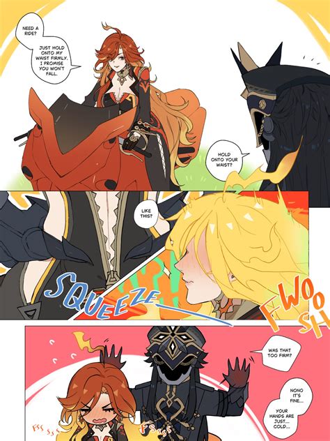 Mavuika And Capitano Genshin Impact Drawn By Sgrimp Danbooru