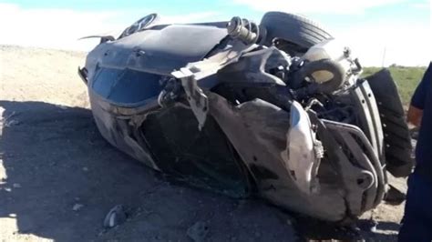Un hombre volcó con su auto y terminó hospitalizado Con Pacto