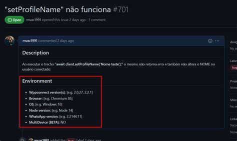 setprofilename não funciona · issue 701 · wppconnect team wppconnect
